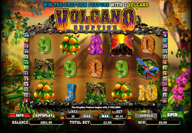 Volcano Eruption – A slot that can really be called hot